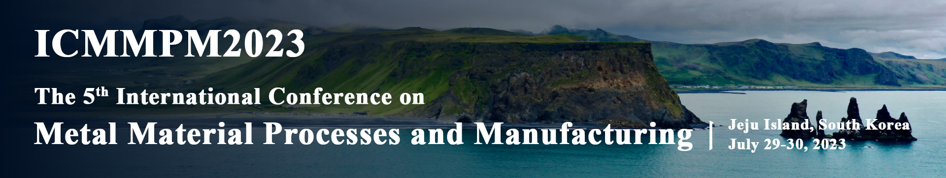 ICMMPM2023 - OpenConf Abstract Submission, Peer Review, and Event Management System